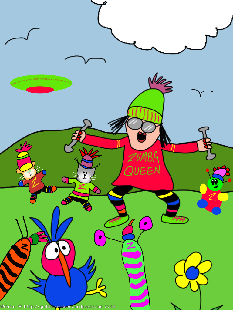 Zumba Classwtmk | Quilt Obsession