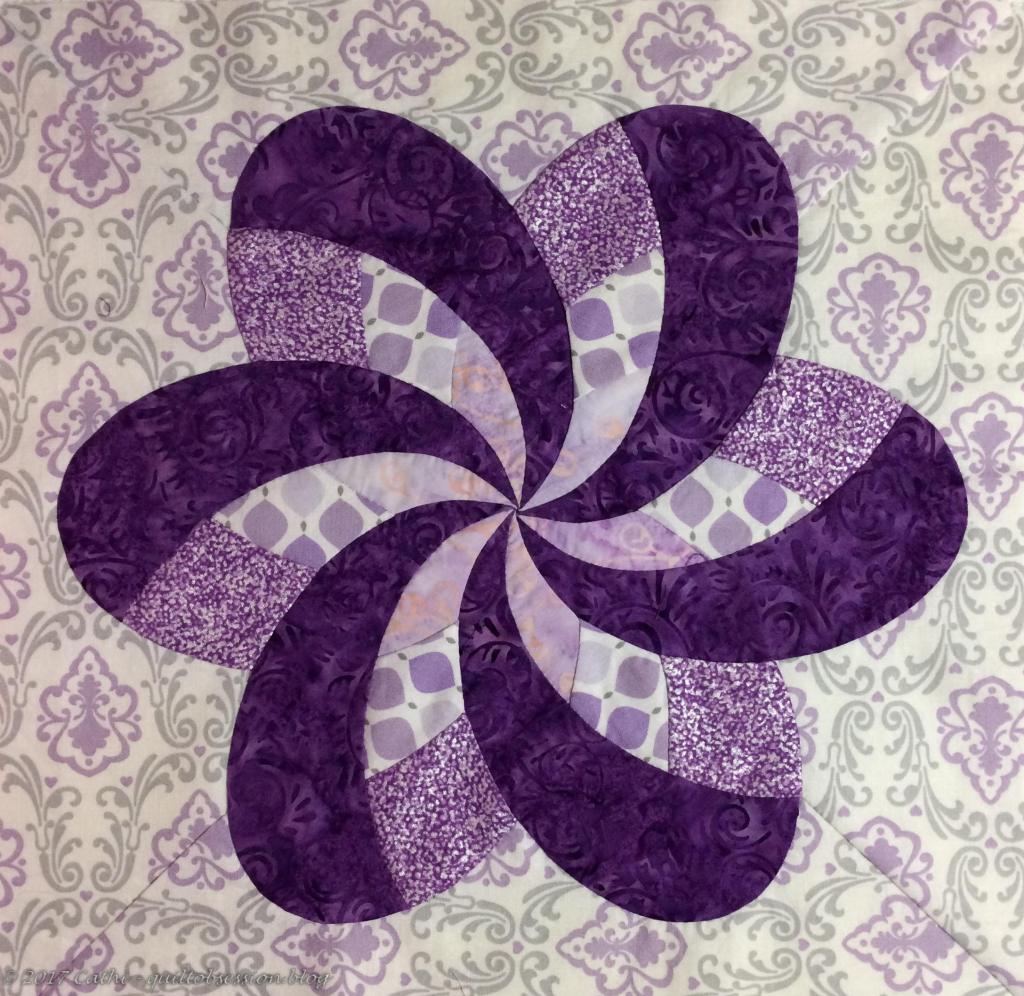 The Iris Ribbon Flower | Quilt Obsession