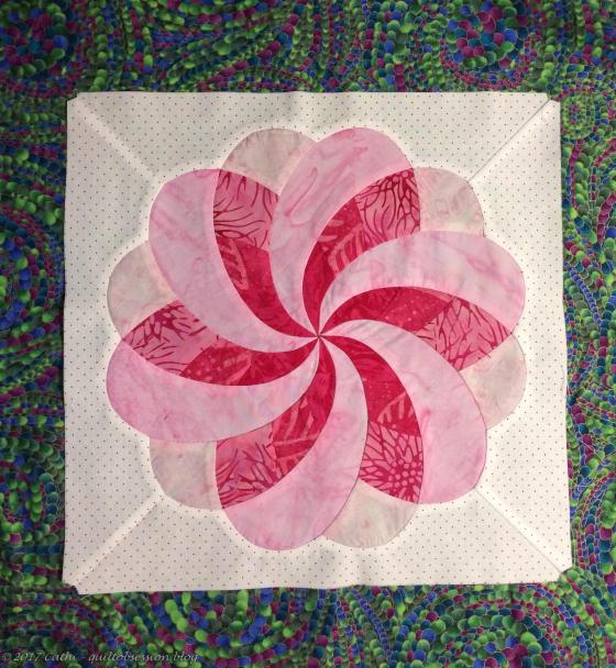 Pink Ribbon Flower | Quilt Obsession